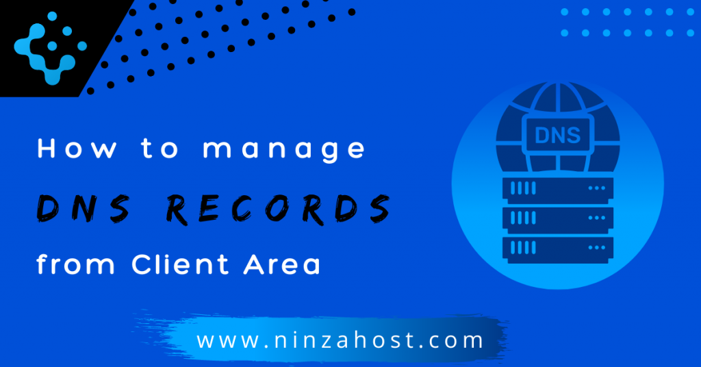 How to manage DNS Records from Client Area? - NinzaHost